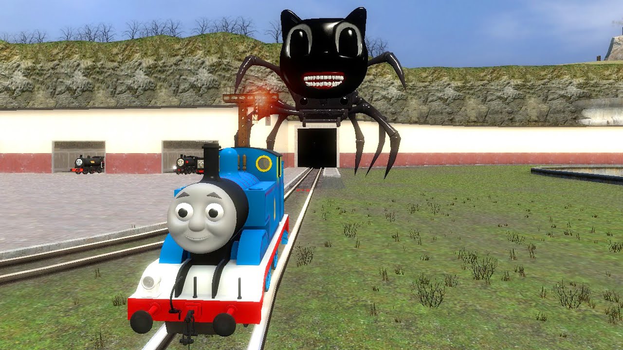 Building a Thomas Train Chased By Monster Train Thomas and Friends in ...
