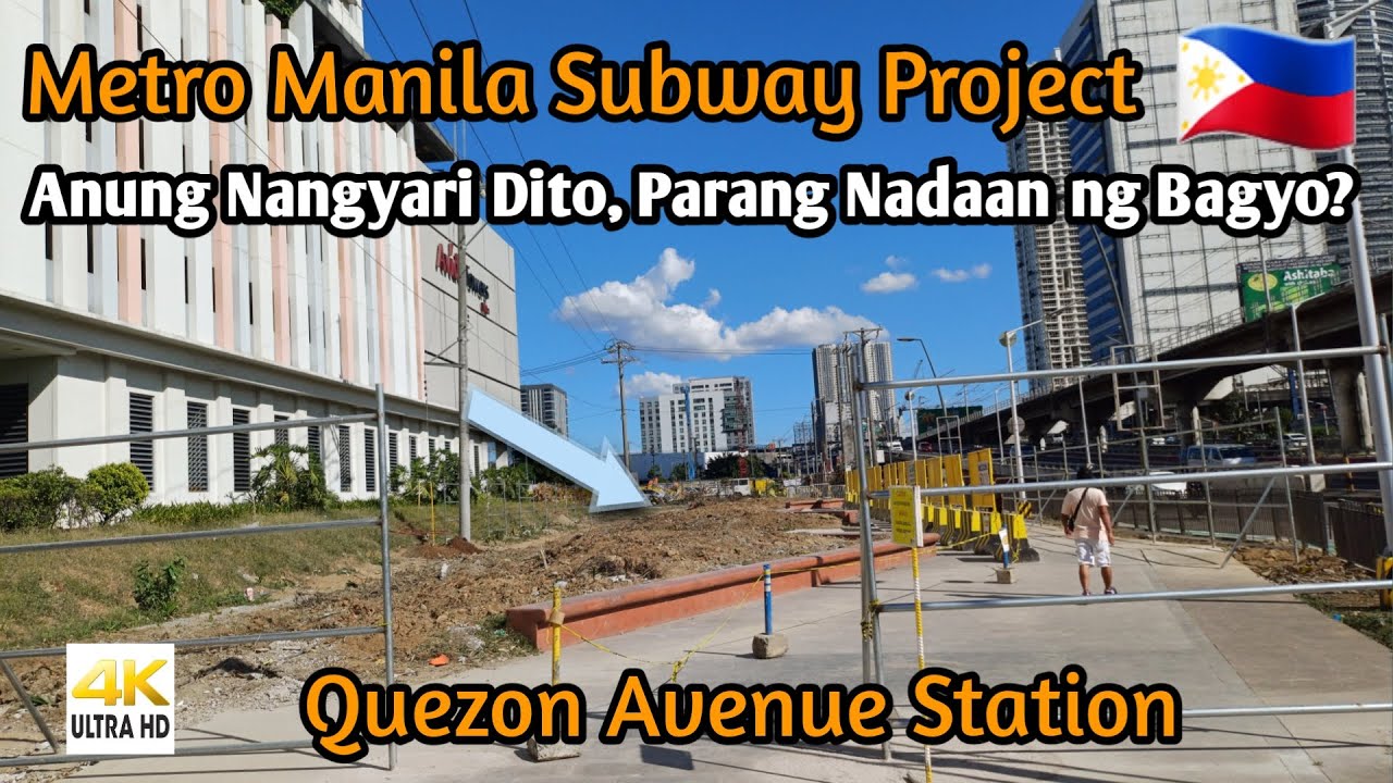 Metro Manila Subway Project | Quezon Avenue Station Update 04.14.2024 ...