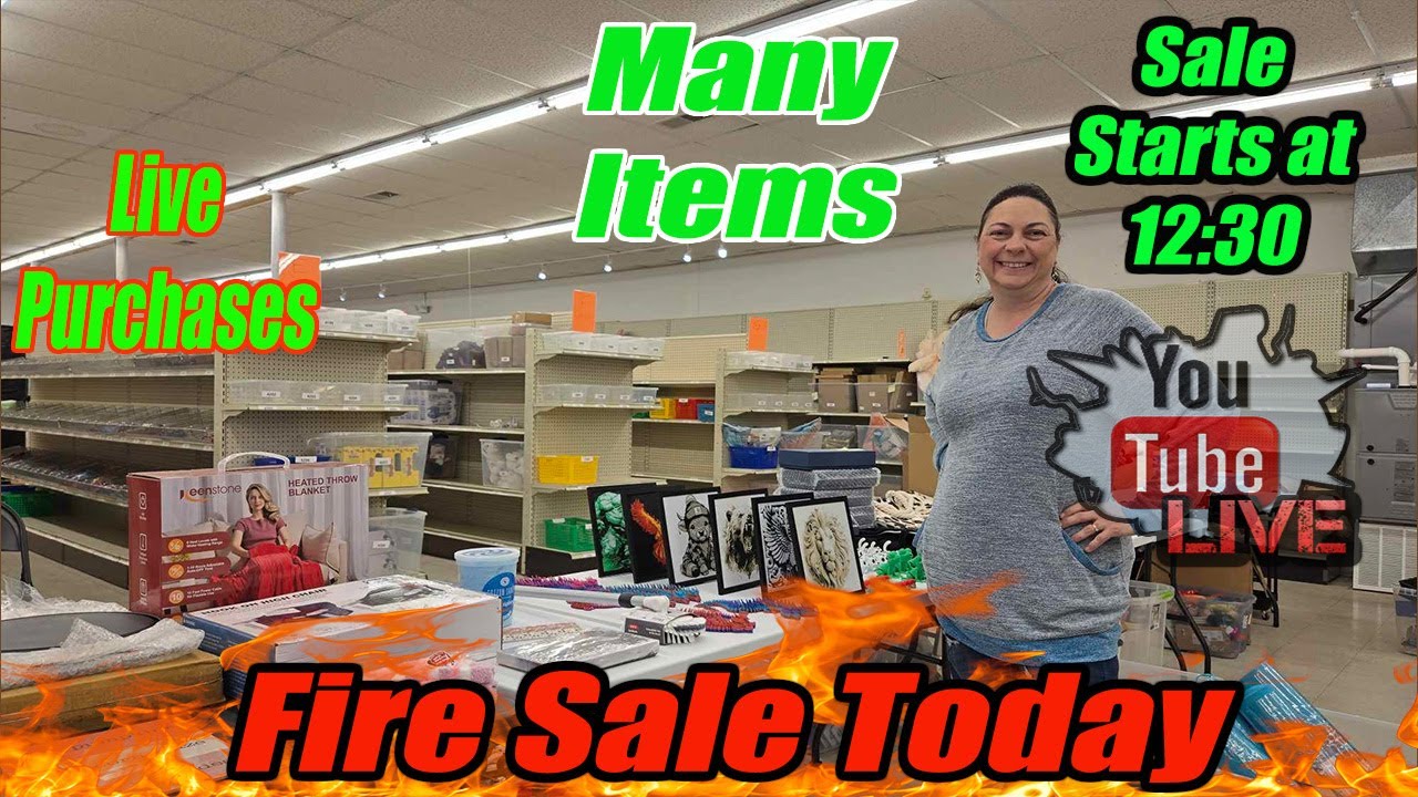 Live sale! It's the 1st one at our new building. we have so many unique ...
