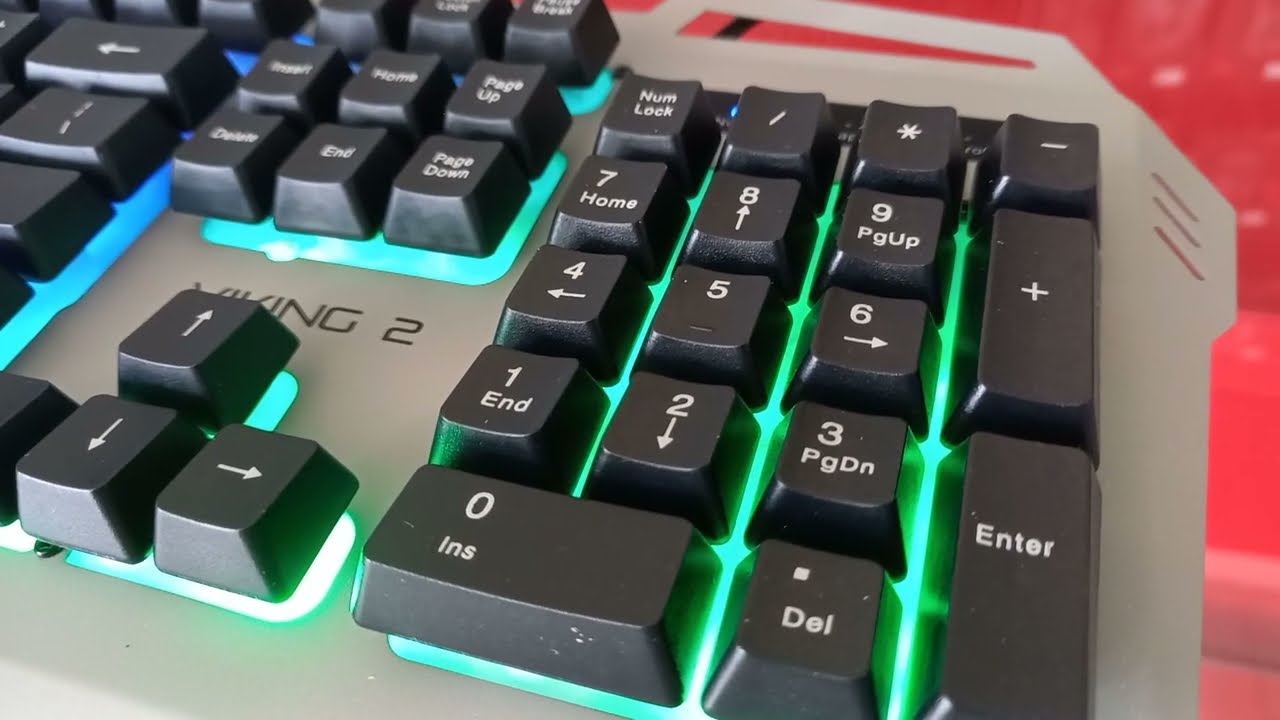 👉NEW NEW Gaming Keyboard VIKING 2 Metal Plate 👈 - YouTube