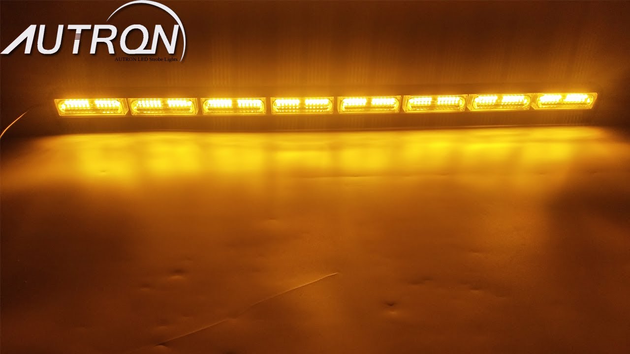 35" Amber/Yellow 96 LED Warning Emergency Traffic Adviser Directional ...