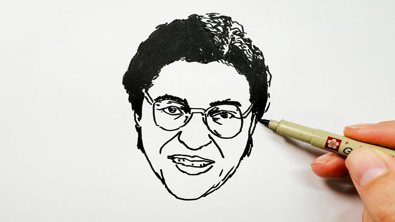 How to Draw Rosa Parks - YouTube