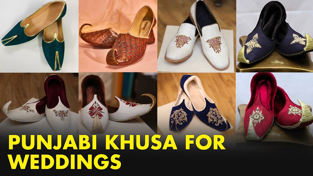 Traditional Punjabi Khusa For Weddings | Fancy Khusa Shoes | Famous ...