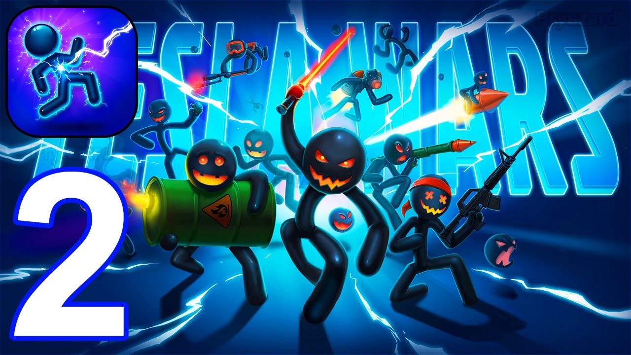 Tesla Wars - TD - Gameplay Walkthrough Part 2 Stickman Tesla Fight ...