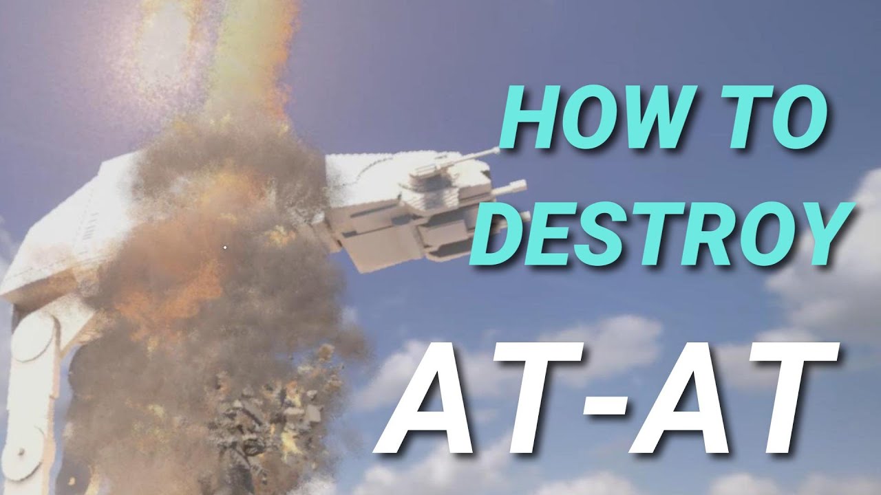 How To Destroy Starwars AT-AT in Teardown - YouTube