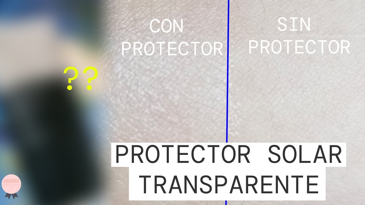 ESTE PROTECTOR SOLAR ES INVISIBLE | Carmen Rodríguez - YouTube
