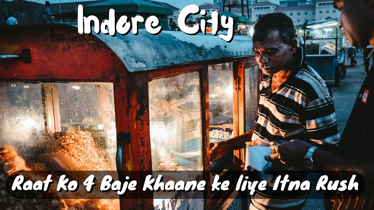 India Most Famous Market Open Till 4 AM | Indore Sarafa Bazar - YouTube