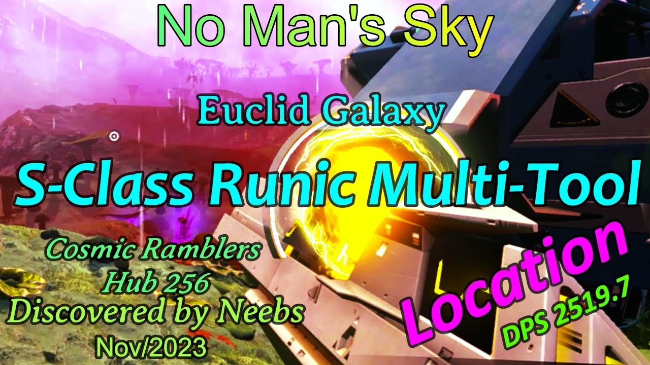 No Man's Sky, S-Class Runic Multi Tool Location, Discovered by Rambler ...