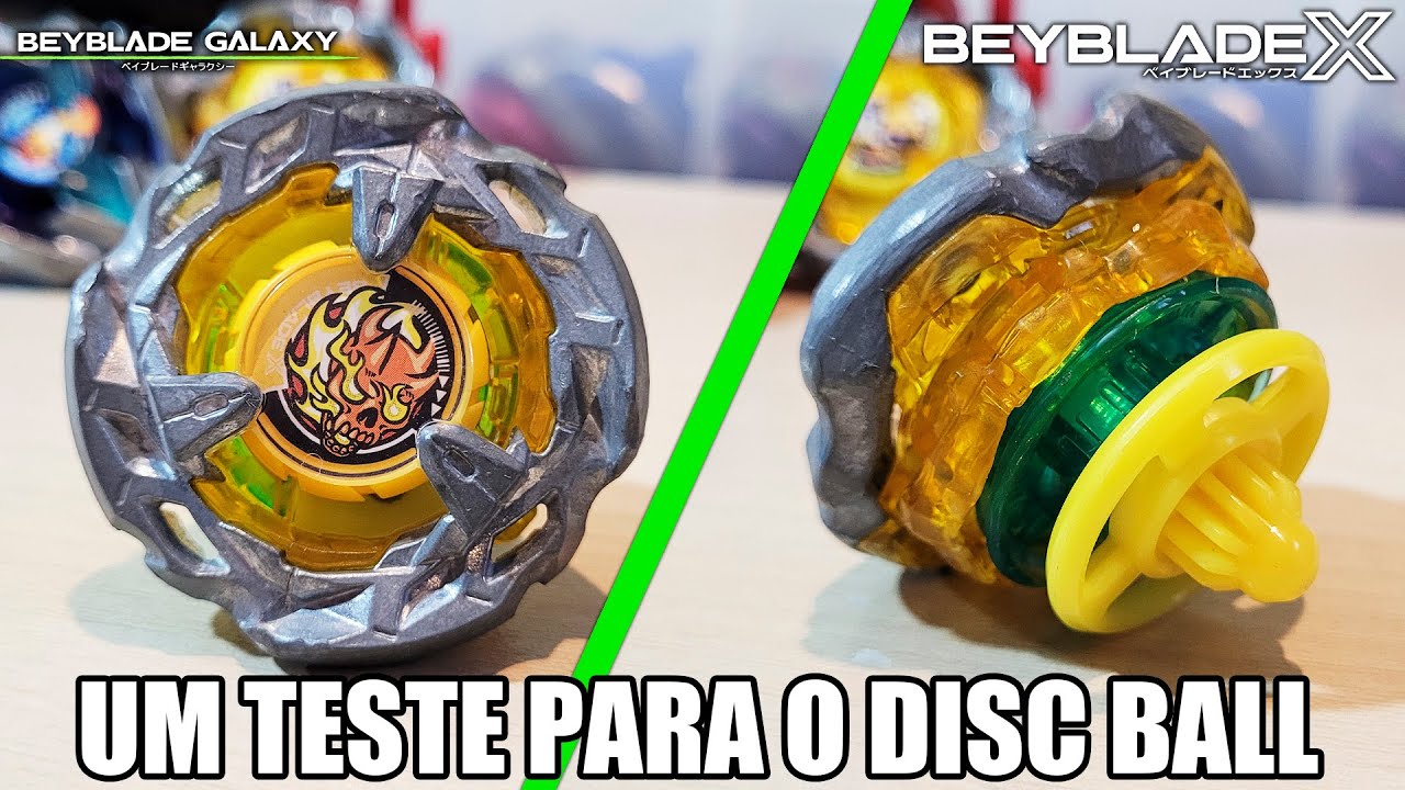 HELLS SCYTHE 9-80DB um teste para o Disc Ball [Beyblade X ベイブレードX ...