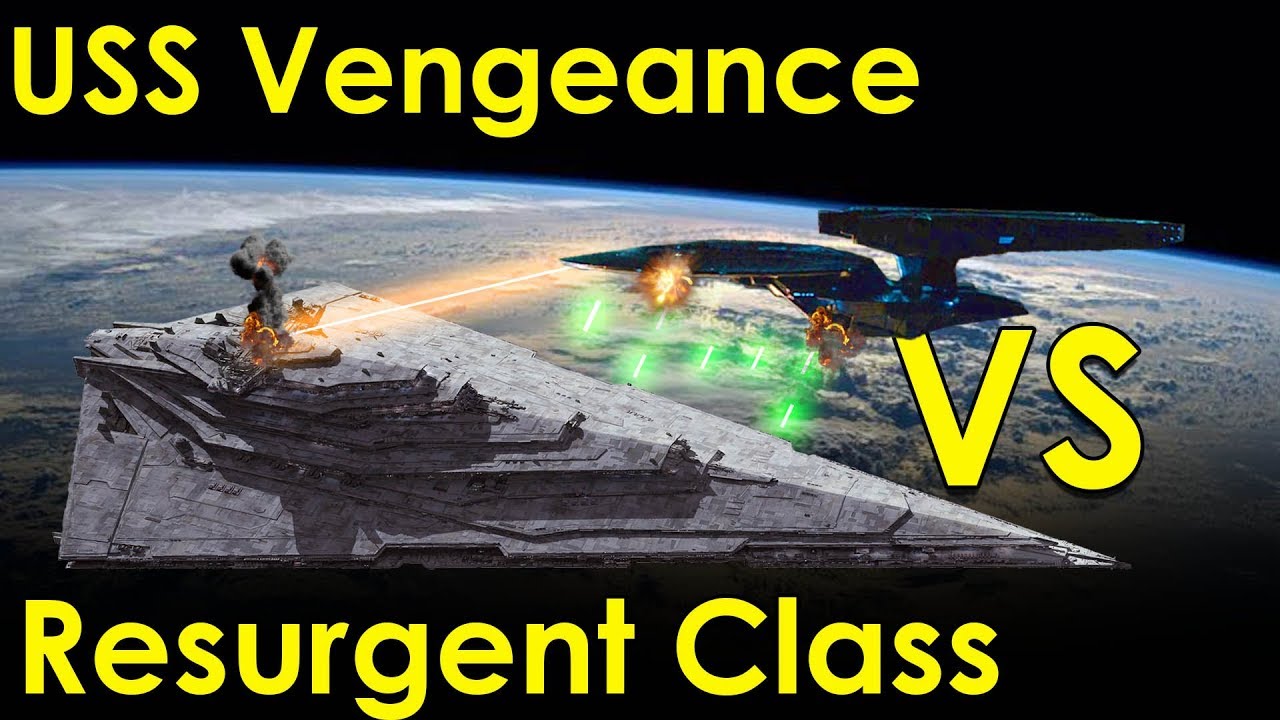 USS Vengeance VS Resurgent Class Star Destroyer - YouTube