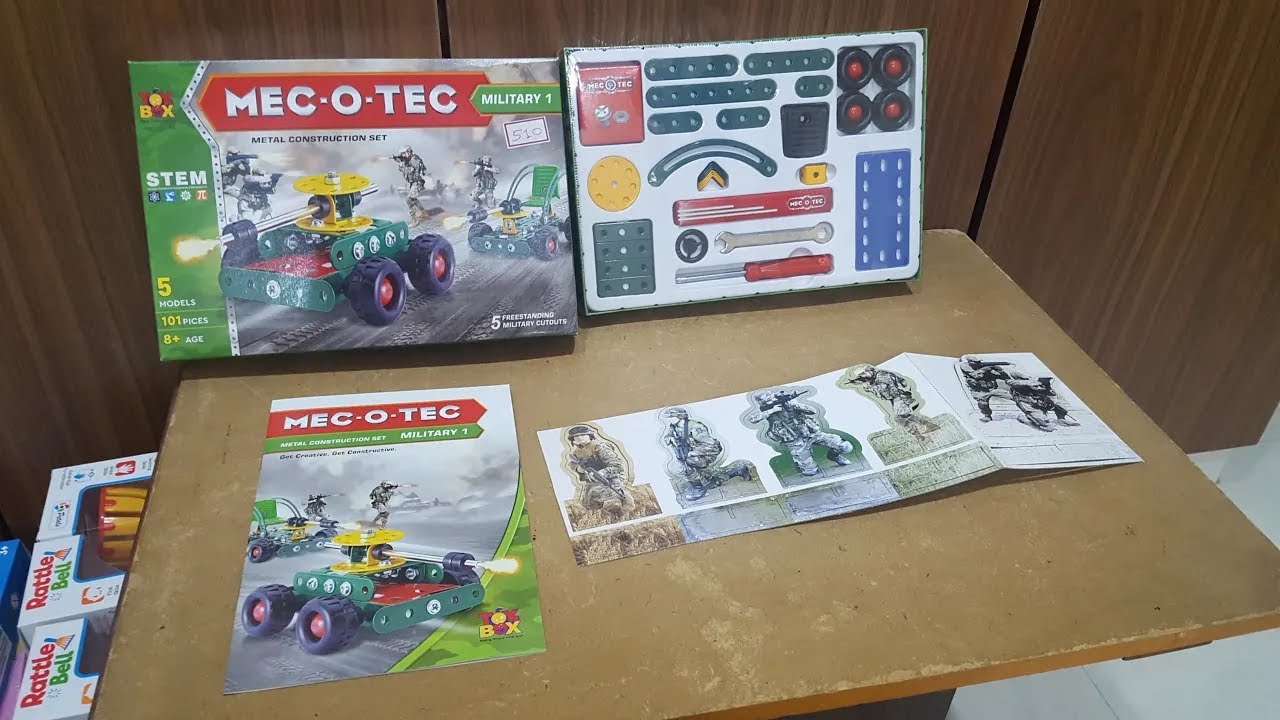 Unboxing and Review of ToysBox Mec O Tech Military 1 construction toy ...