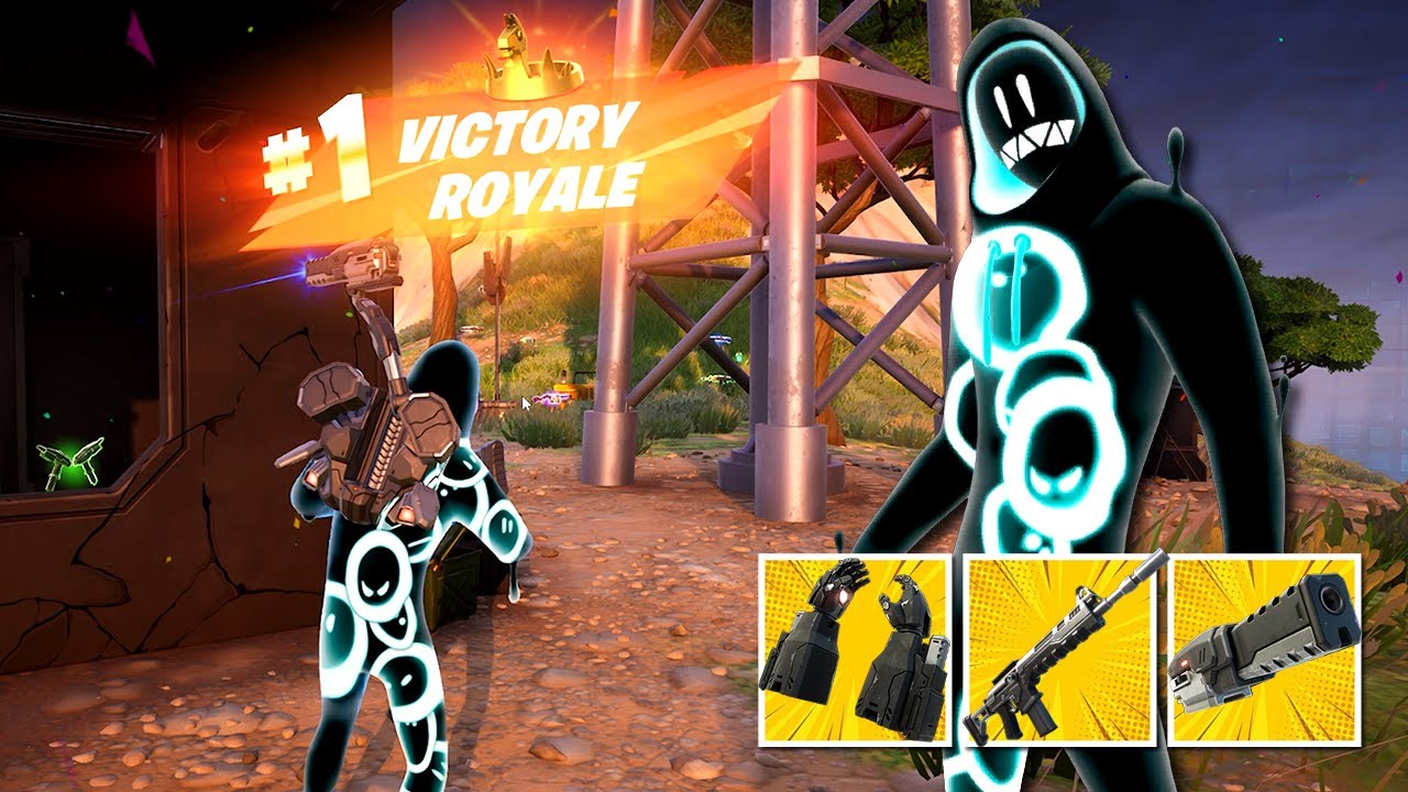 Fortnite Grimey skin Gameplay | Zero Build (Fortnite Chapter 5 Season 4 ...