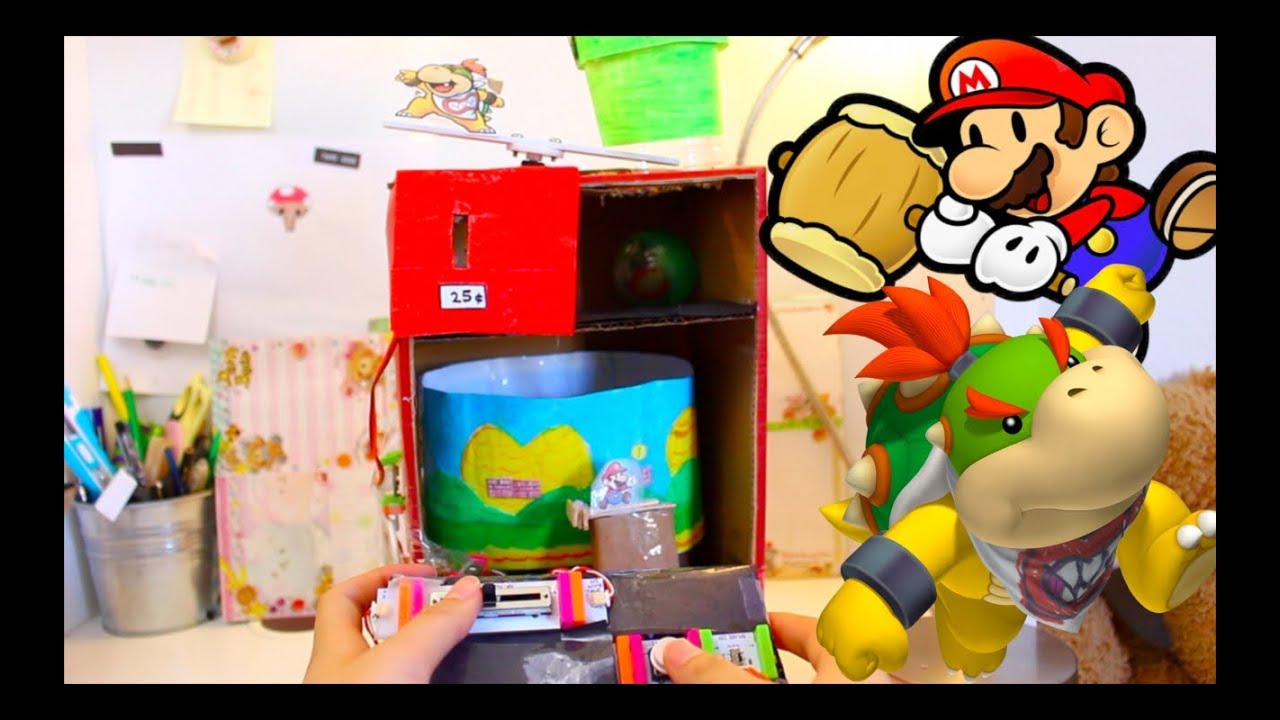 Homemade Super Mario Video Game Vending Machine - YouTube