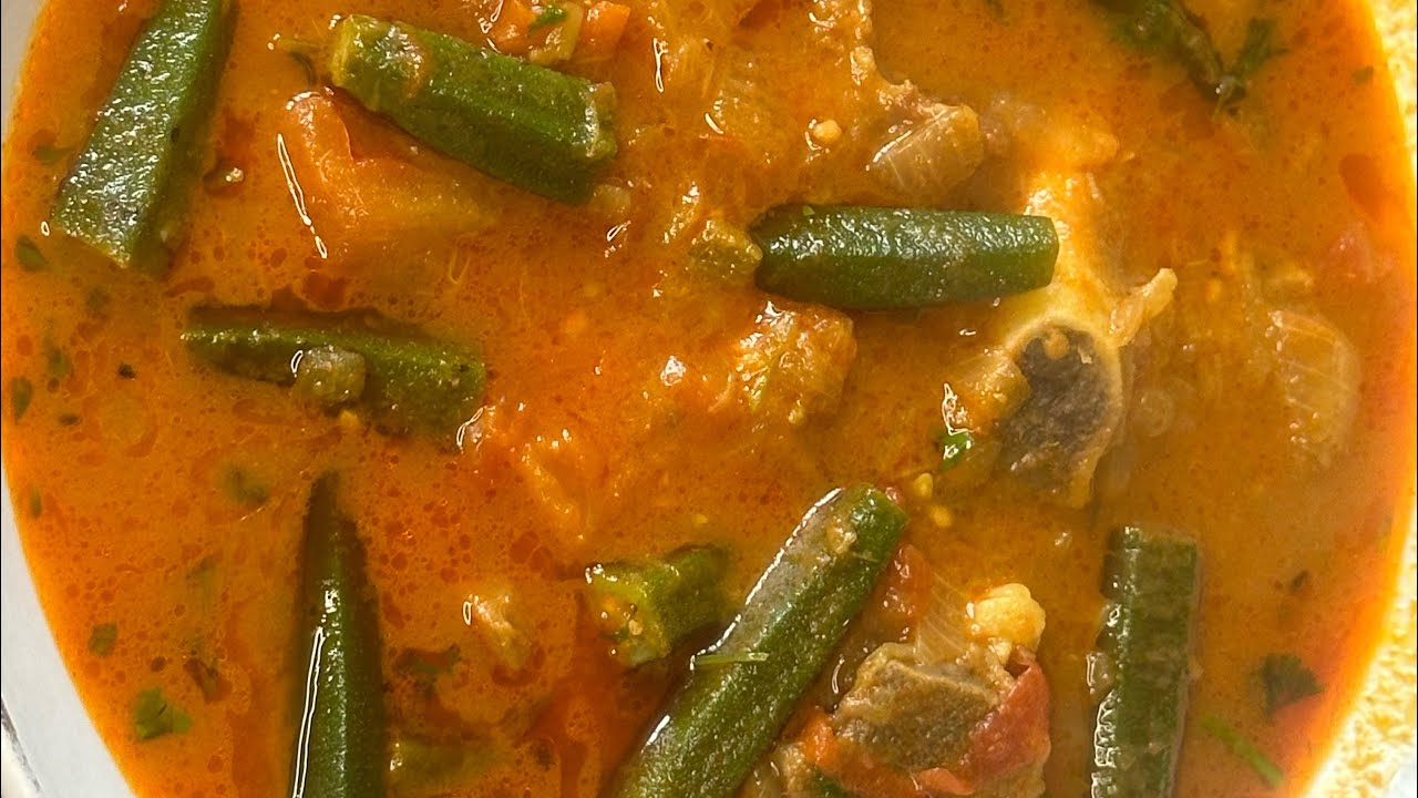 Hyderabadi mutton bhendi ka sherwa || Falak’s Recipe - YouTube