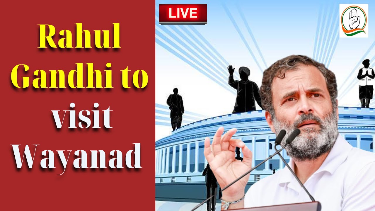 Live Rahul Gandhi Visit Wayanad 1st Time Since Disqualification From