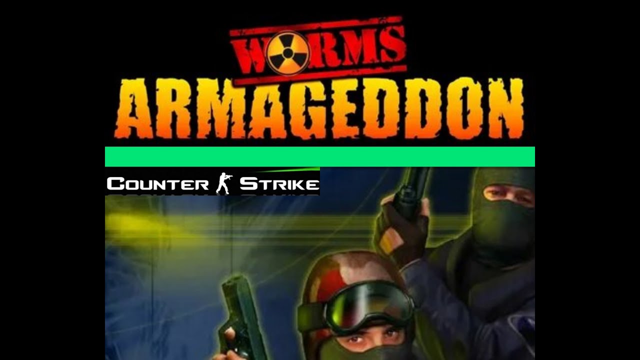 Worms Armageddon и Counter-Strike 1.6 с друзьями - YouTube