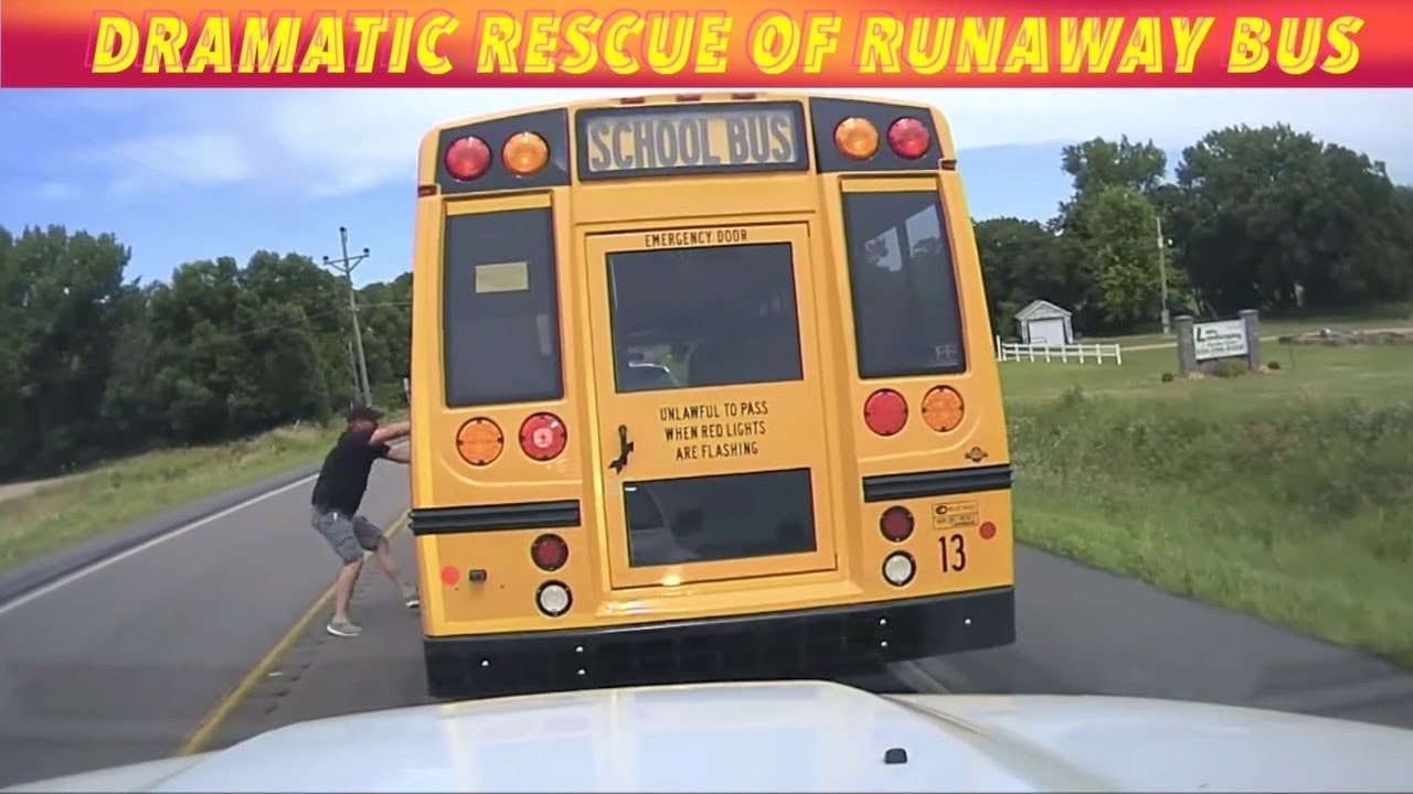 VIDEO UPDATE: Dramatic Rescue Of Runaway Bus - YouTube