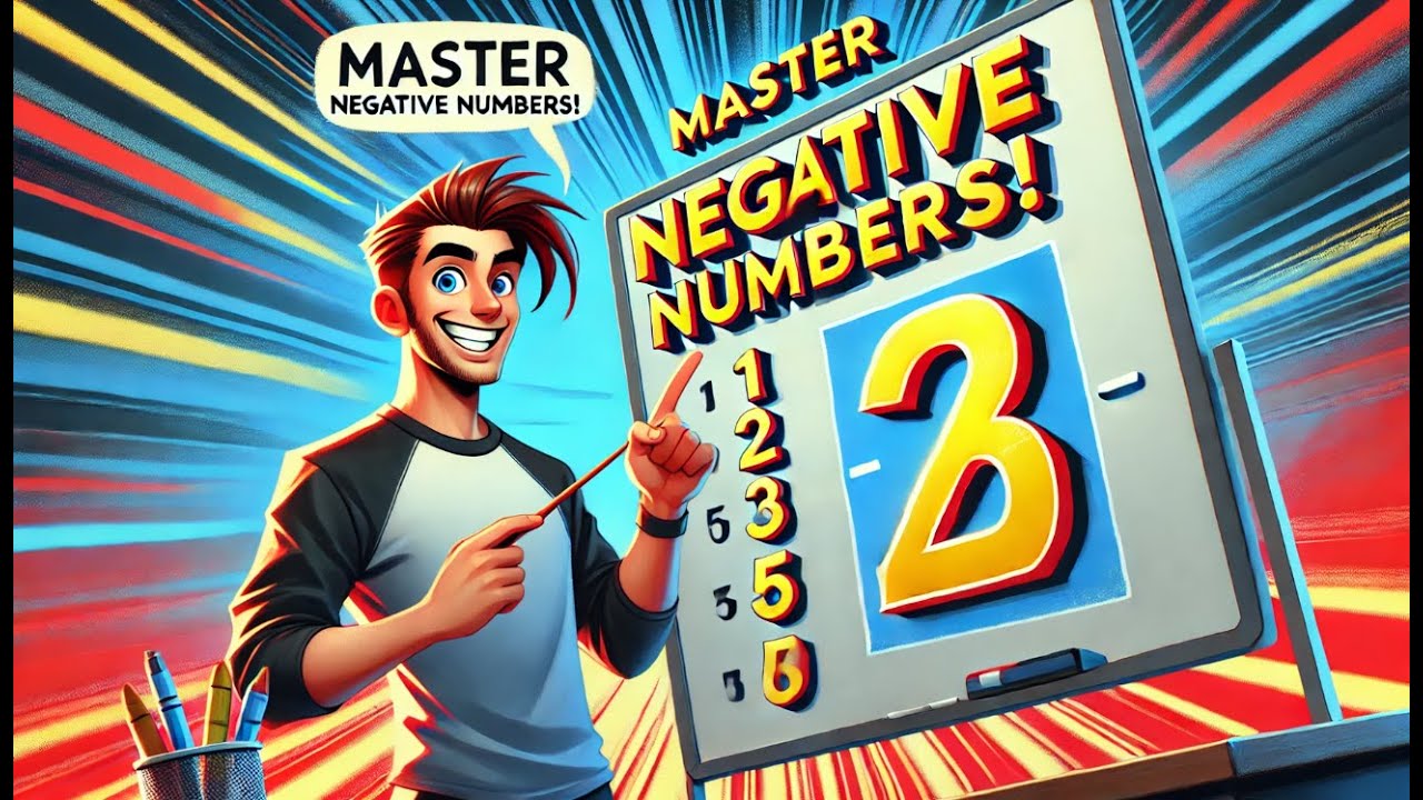 NEGATIVE NUMBERS Explained - GCSE - SATS - Exam preparation - YouTube