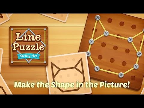 Line Puzzle String Art Game|Gameplay - YouTube