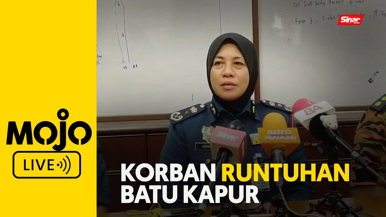 Runtuhan batu tapak kuari, seorang pekerja maut - YouTube