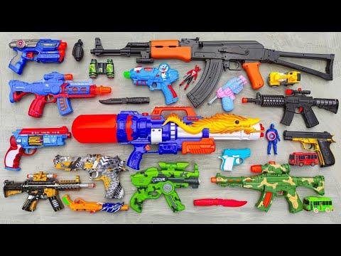 Tembak Plastik Nerfgun Seperti * Watergun, Soft Bullet, Sniper, Ak47, M16, Machine Gun, Nerf 327