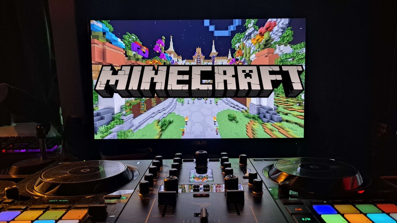 Playing Minecraft with a DJ Controller - YouTube