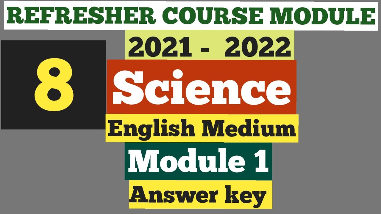 8th Std EM Science Refresher Course Module 1 Answer Key YouTube 8th-std-em-science-refresher-course-module-1-answer-key-youtube