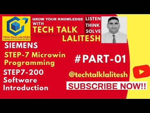 #PART01 INTRODUCTION /FIRST IN STEP-7 MICROWIN | SIEMENS SOFTWARES| S7 ...