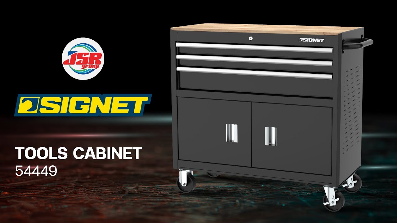 SIGNET | Tools cabinet NO.54449 | JSR GROUP - YouTube