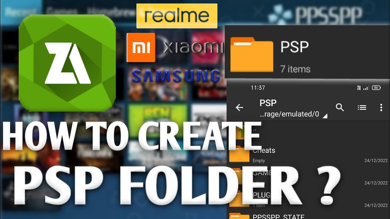 {2025}🔥How To Create PSP Folder In All Smartphones | Create PSP Folder ...