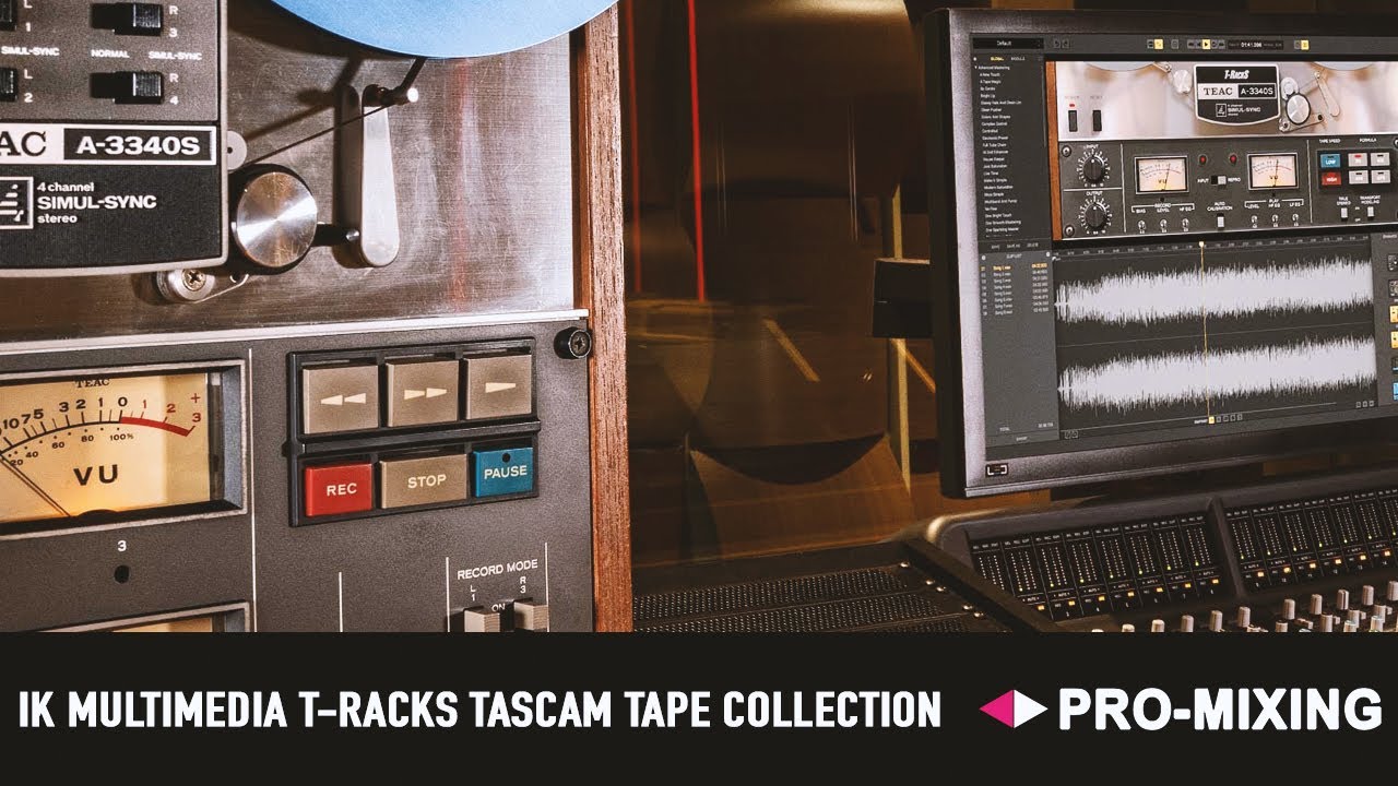 T-RackS Tascam Tape Collection : 4 классических магнитофона от IK ...