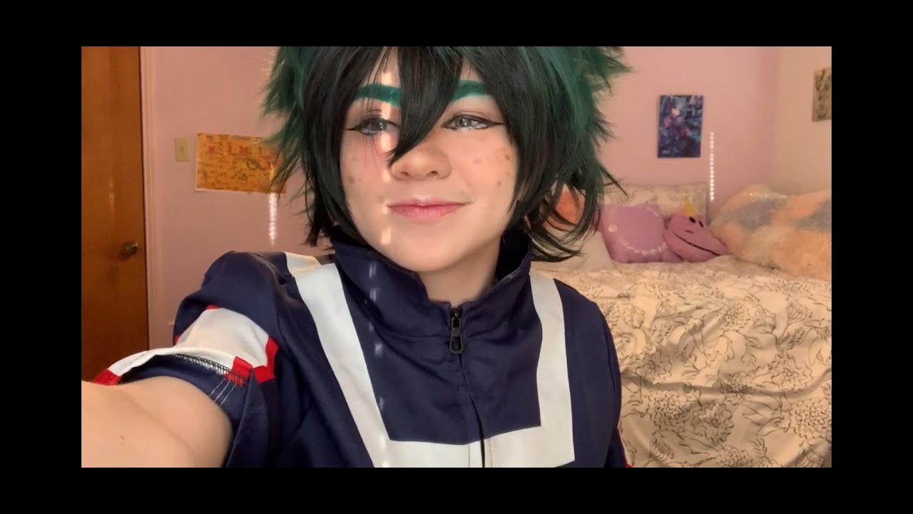 Izuku Midoryia (Deku) Cosplay Makeup Tutorial! 💚🥦 - YouTube