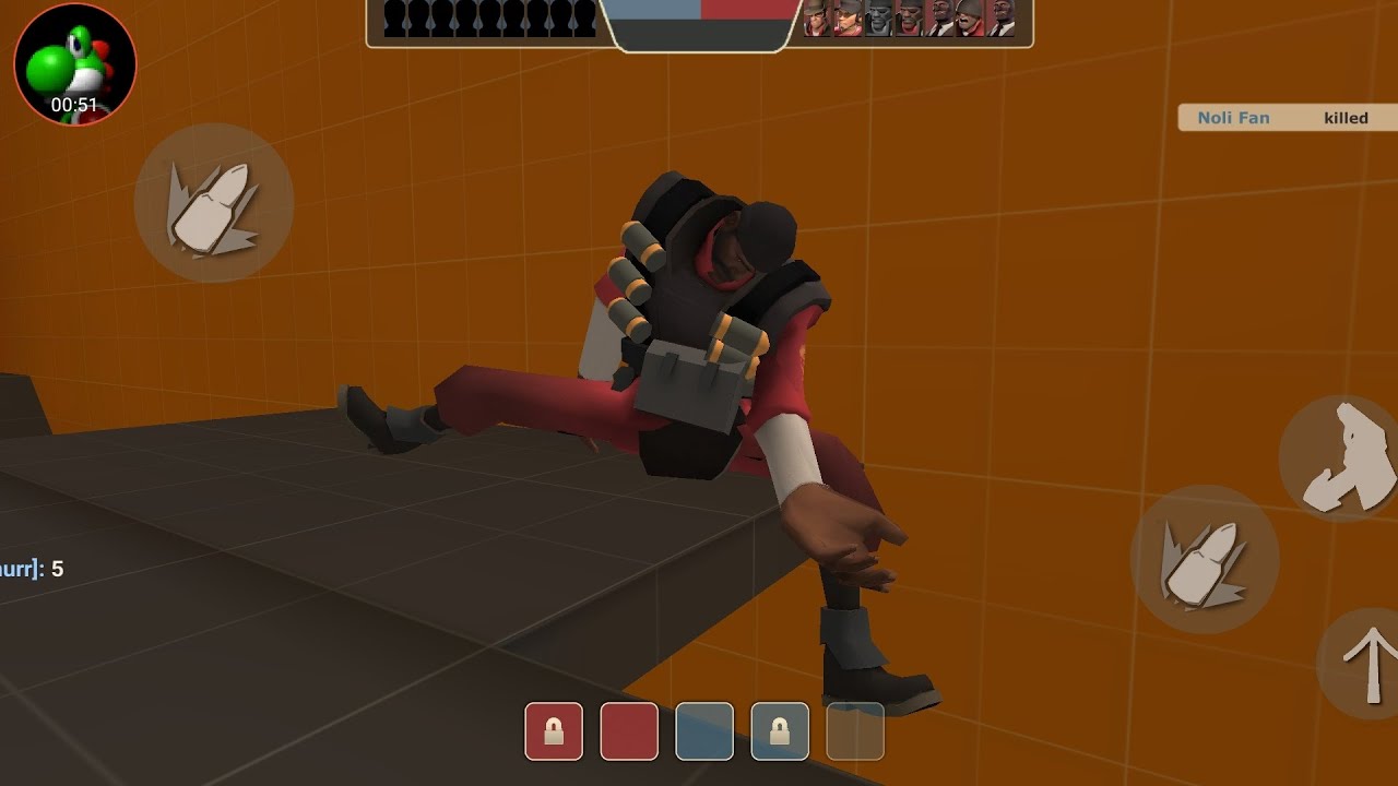 Playing demoman on tf2mr 3.6.0 - YouTube