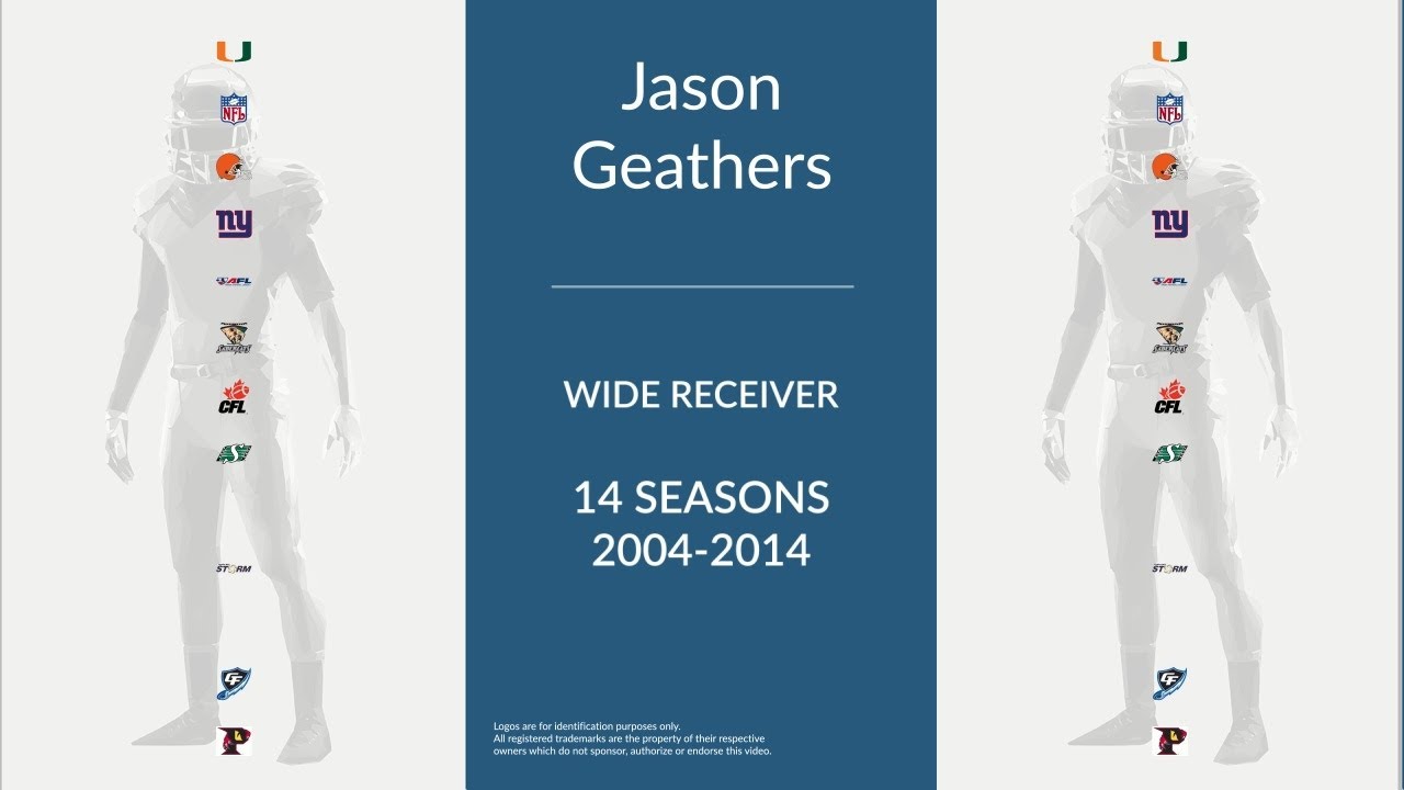 Jason Geathers: Football Wide Receiver and Linebacker - YouTube
