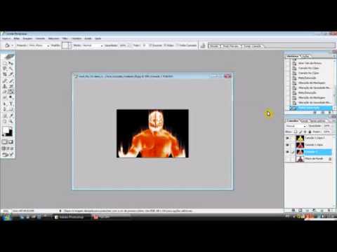 Photoshop - Human Torch Effect (Efeito Tocha Humana) - YouTube