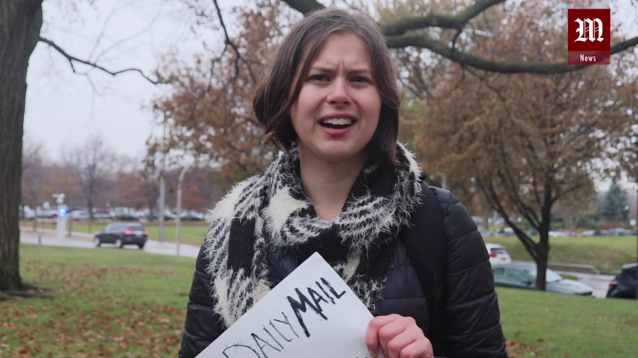 Students Protest Against the Daily Mail - YouTube