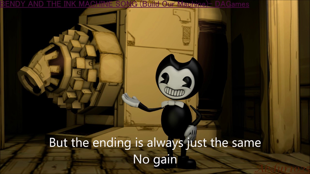 Nightcore | Build Our Machine W/lyrics (Bendy and the Ink Machine ...