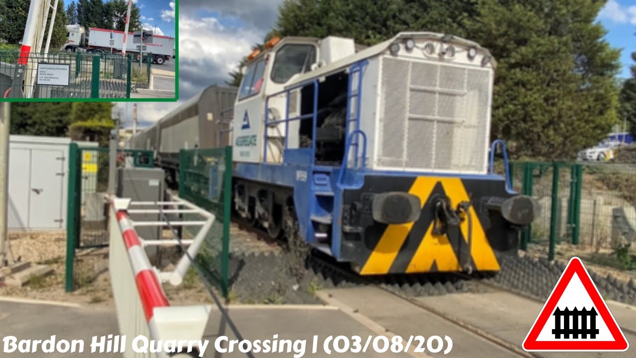 Bardon Hill Quarry Crossing | (03/08/20) - YouTube