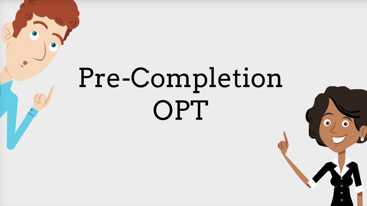 OPT: Pre-Completion OPT 8/9 - YouTube