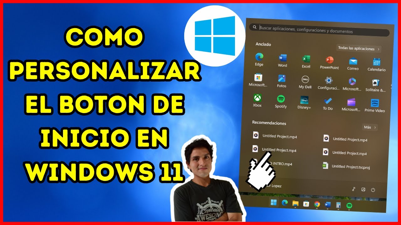Cómo Personalizar El Boton De Inicio En Windows 11 #windows #inicio ...