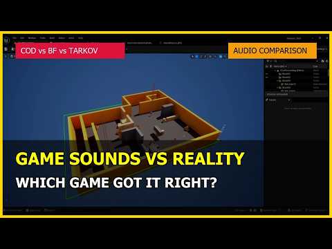 Gaming Gun Sounds vs Real Life Acoustics #GunSound #Gaming