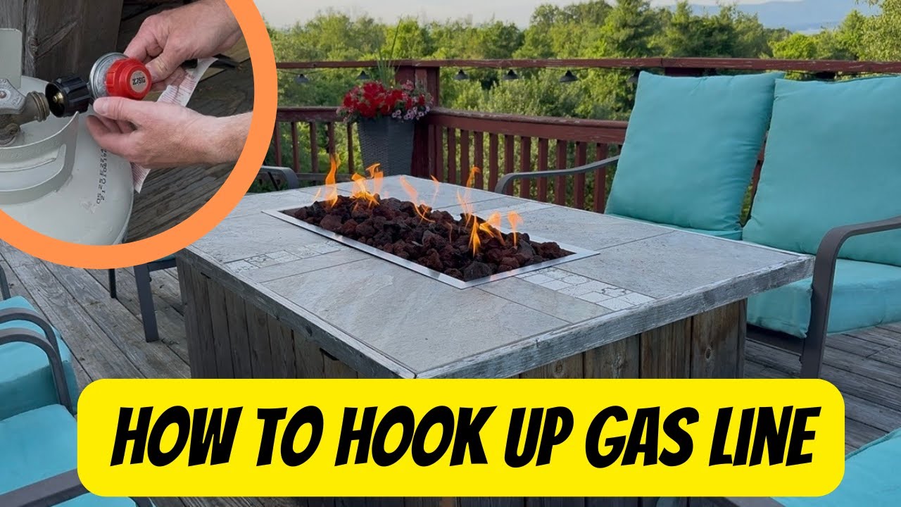How to Install an Adjustable Gas Regulator for Fire Pit - YouTube