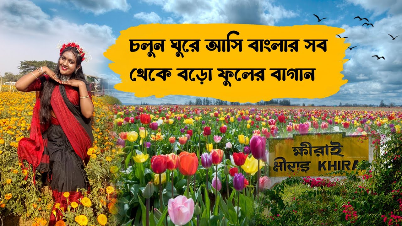 Khirai Banglar sob theke boro fuler bagan | বাড়িতে বসে দেখে নিন বাংলার ...