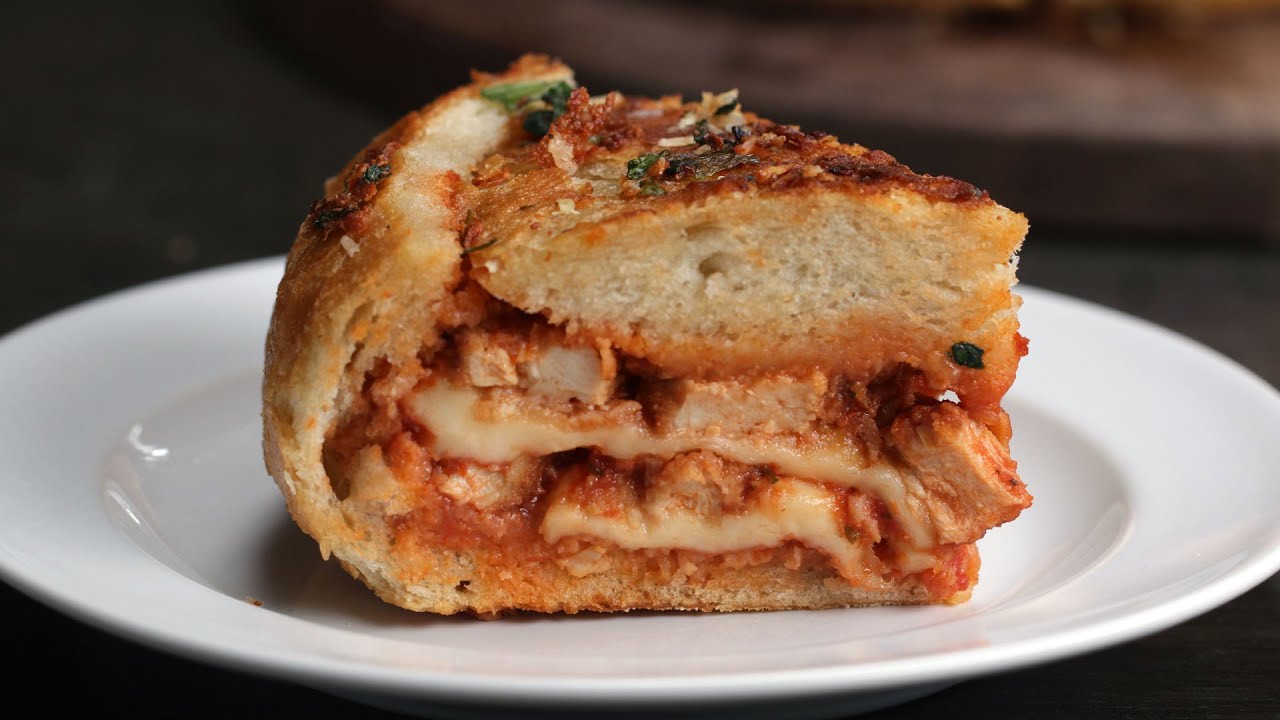 Chicken Parmesan Bread Bowl - YouTube