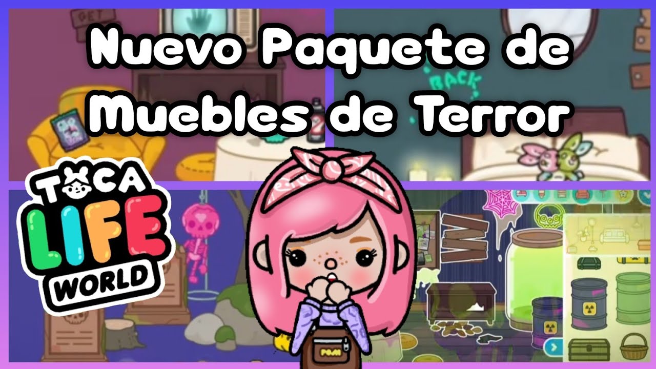 Nuevo Paquete de Muebles de TERROR de Toca Boca Life World - YouTube