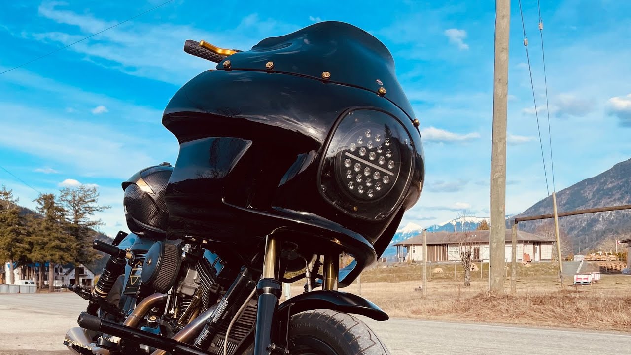 Harley Dyna FXRT Club Style Build | Part 2 - YouTube