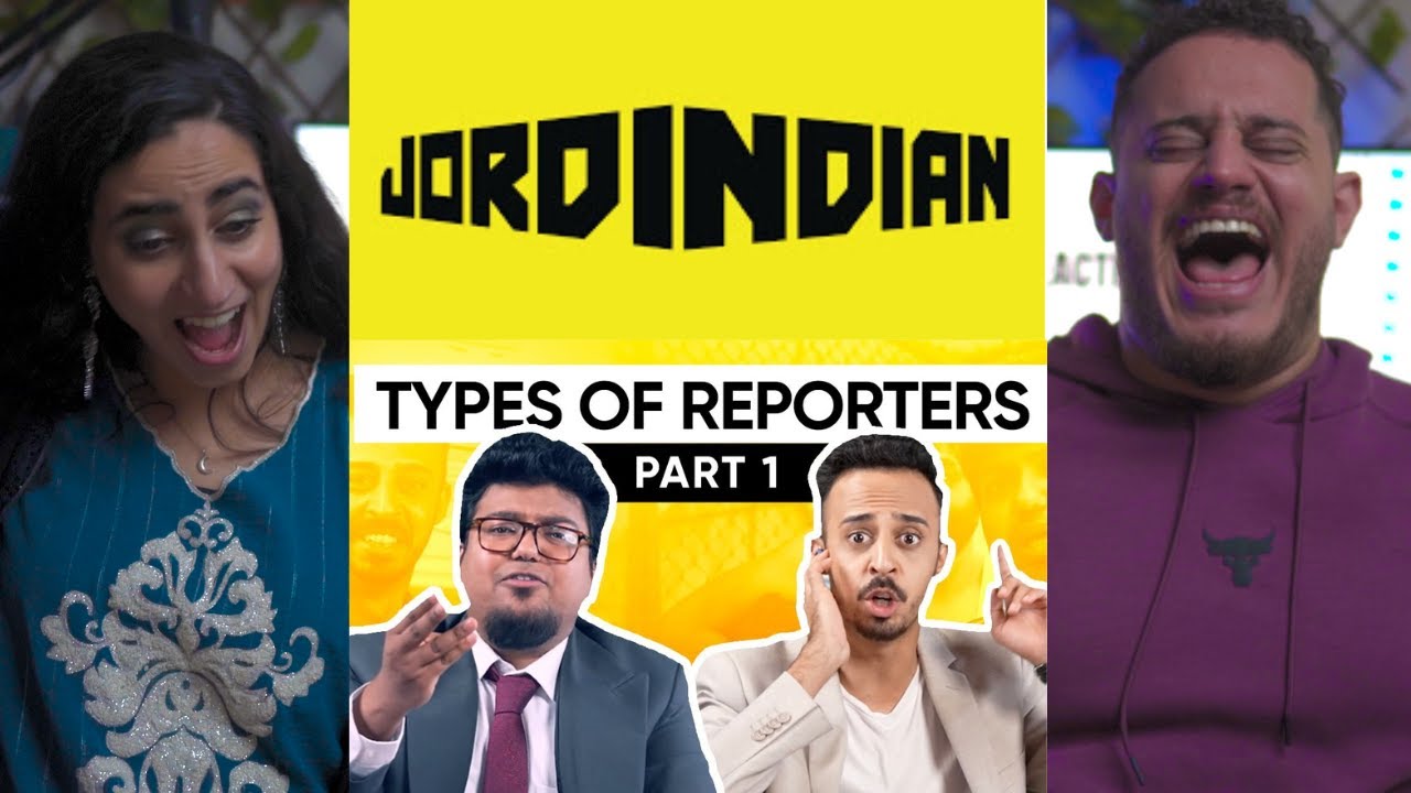 Types Of Reporters JORDINDIAN Reaction by Arabs | News Channels | Types ...