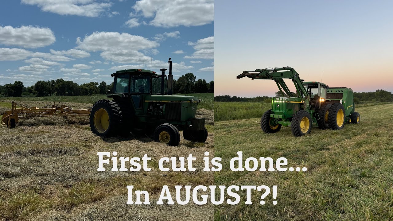 We're Done With Hay!! (For Now) - YouTube