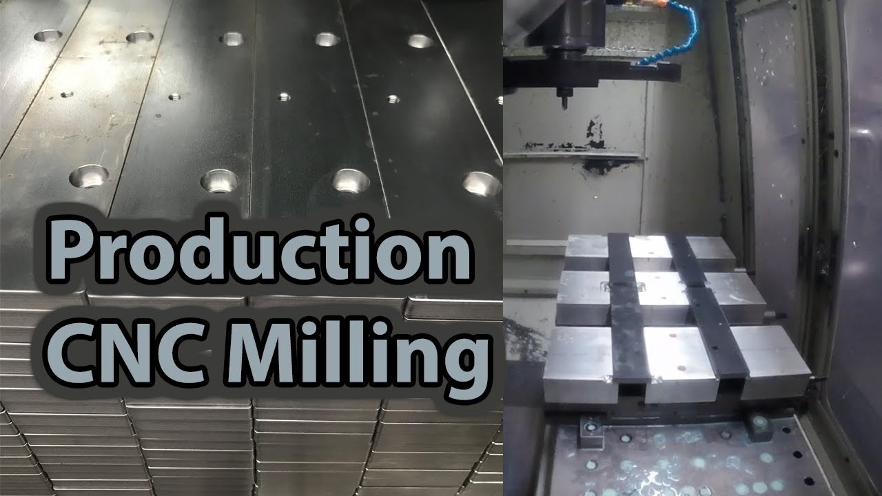 Production Milling Steel Bar - YouTube