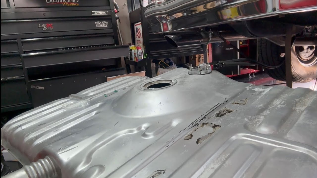 Converting fuel tank to internal fuel pump - YouTube